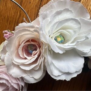 Disney | Accessories | New Disney Wire Ears With Flower Crown | Poshmark
